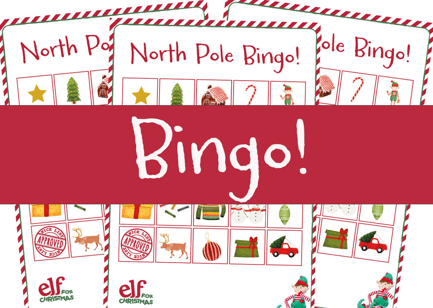 Christmas Bingo - print at home and play Elf Christmas Bingo – Elf For ...