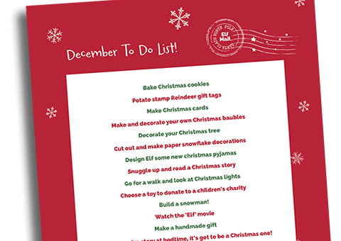 December To Do List | Advent Ideas – Elf For Christmas
