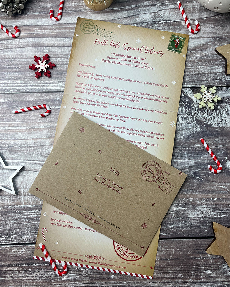 Is Santa Real? Personalised letter to tell the truth about Santa Claus ...