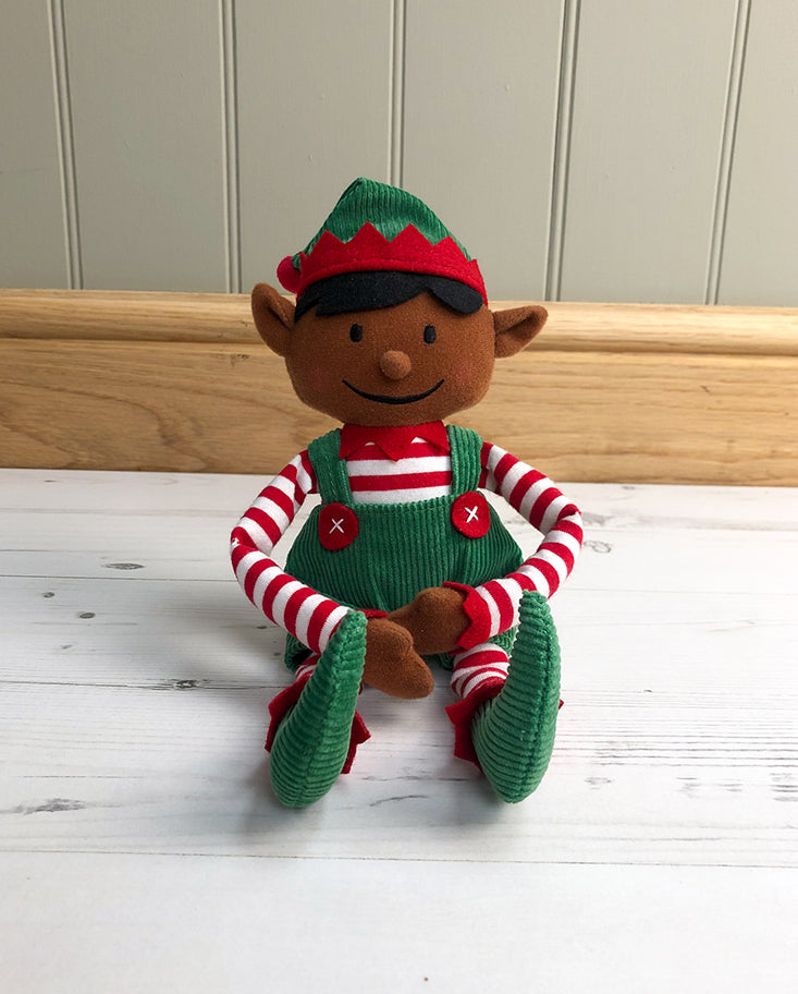 Dark-Skinned Christmas Boy Elf Toy & Magical Reward Kit – Elf For Christmas