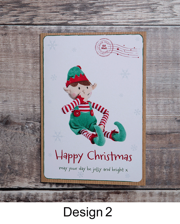 Merry Christmas Elf - Personalised Boy Elf Christmas Card – Elf For ...